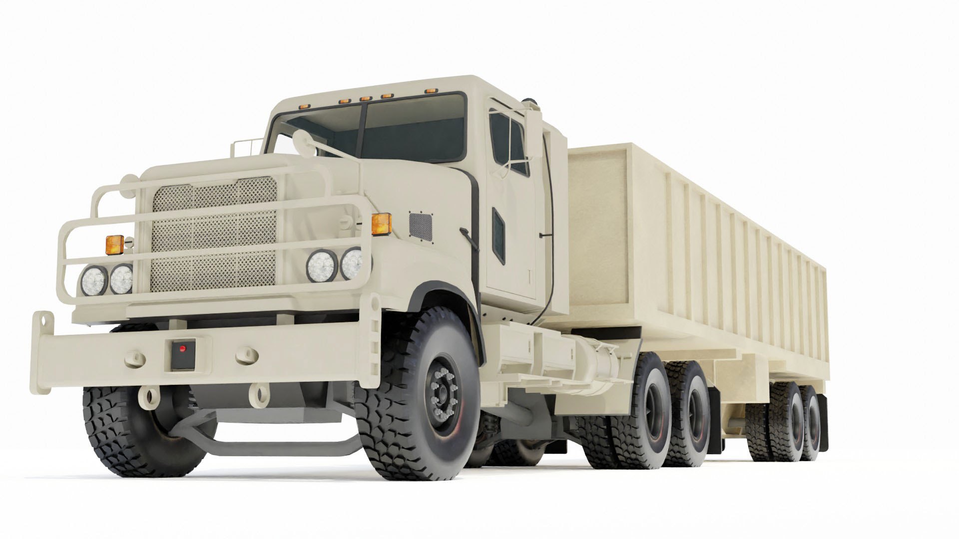 3d M915a5 Army Truck Freight