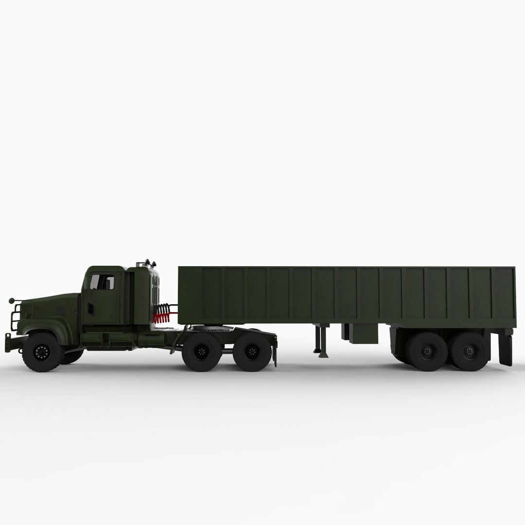 3d M915a5 Army Truck Freight