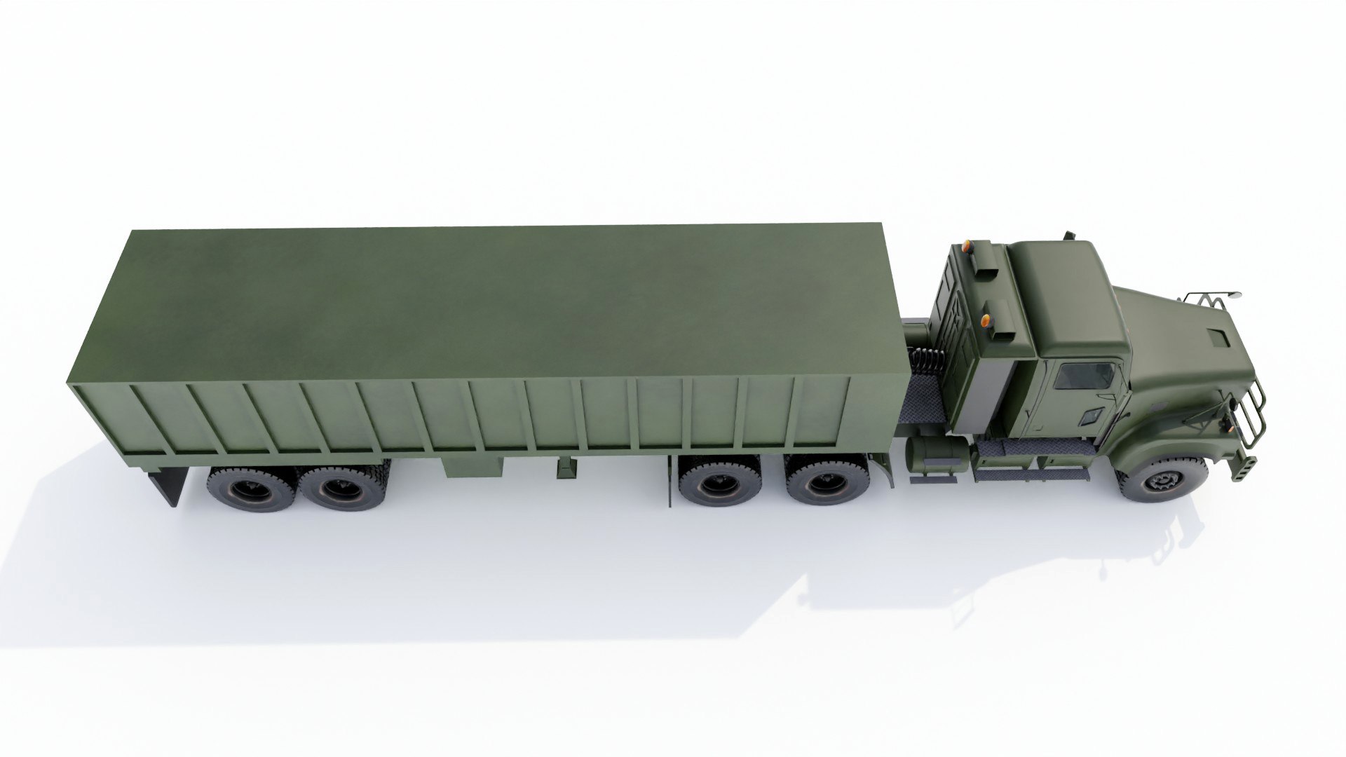 3d M915a5 Army Truck Freight