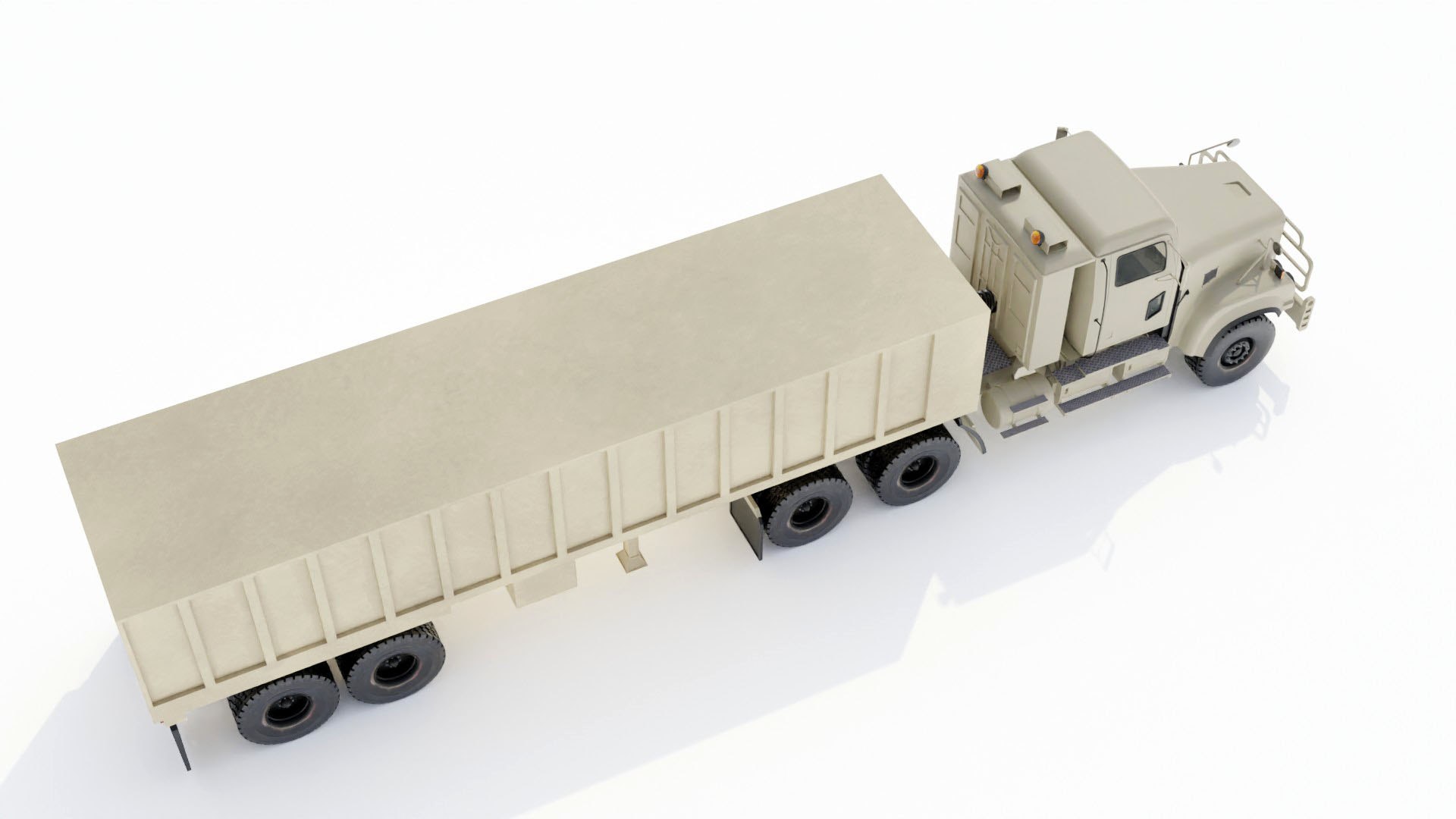 3d M915a5 Army Truck Freight