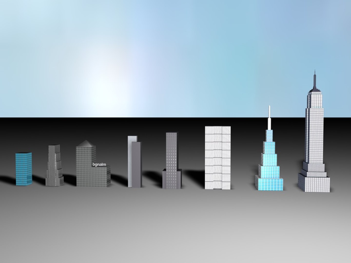 Skyscrapers 3d Model