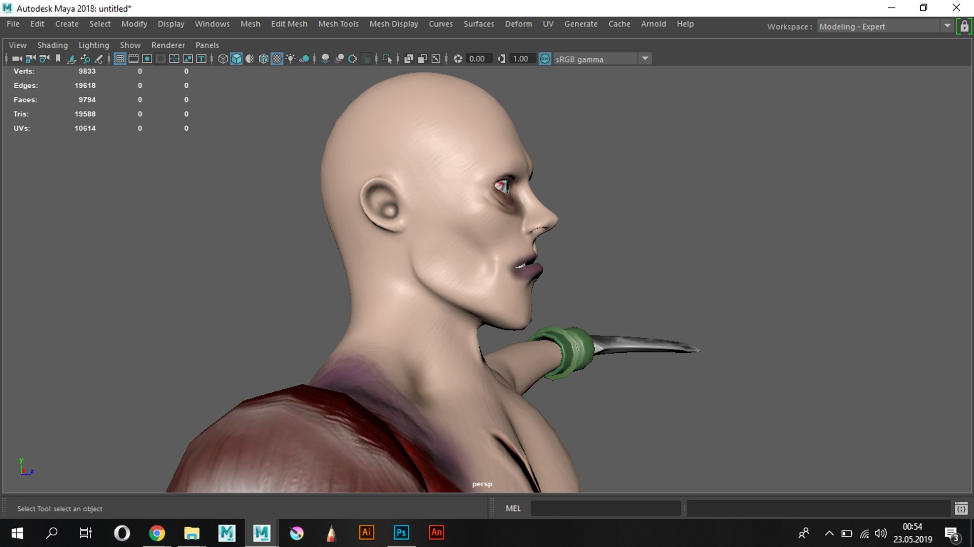 Scarred Man 3D Model - TurboSquid 1409316
