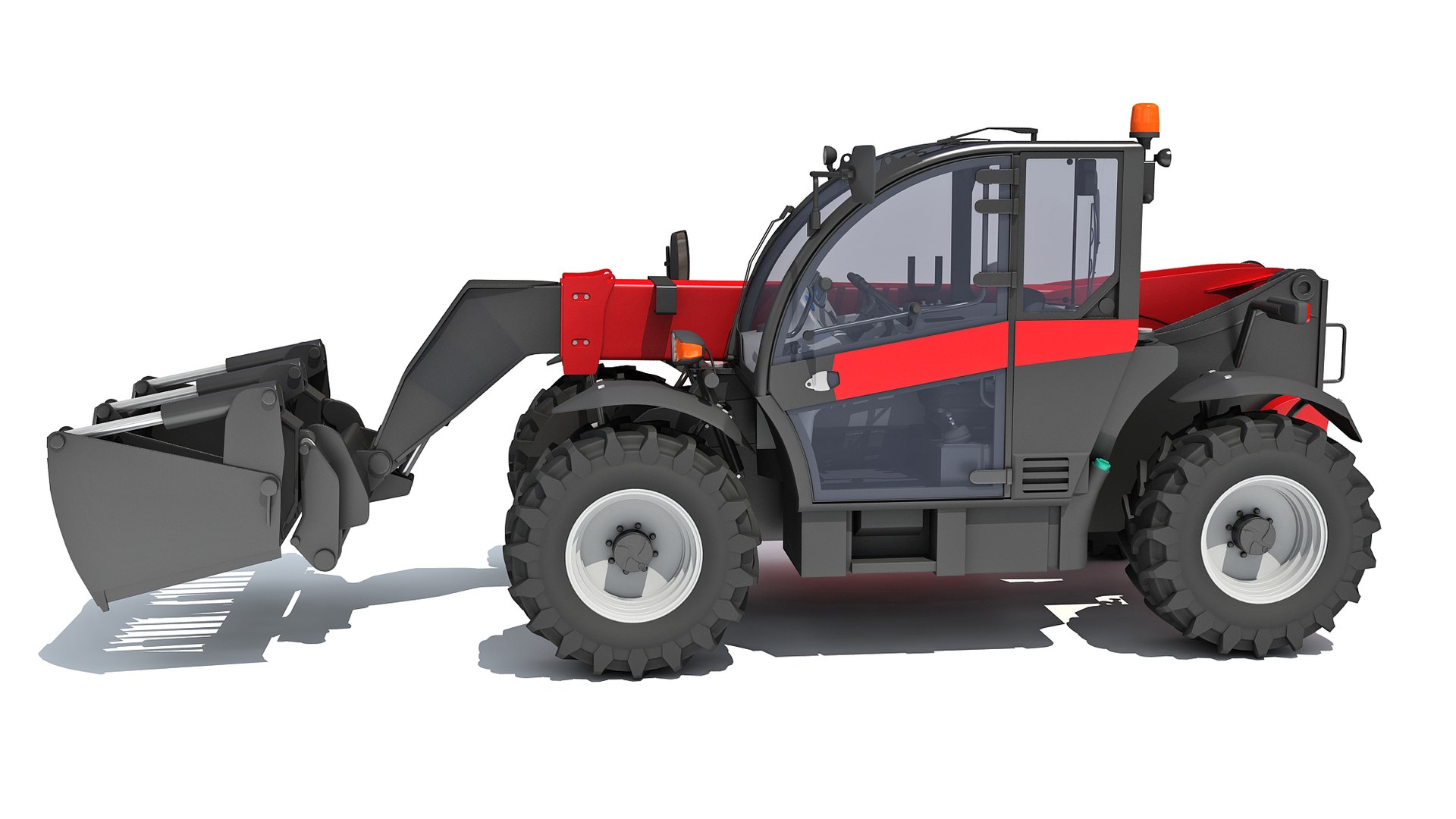 Handler Forklift Telehandler 3D Model - TurboSquid 1690061
