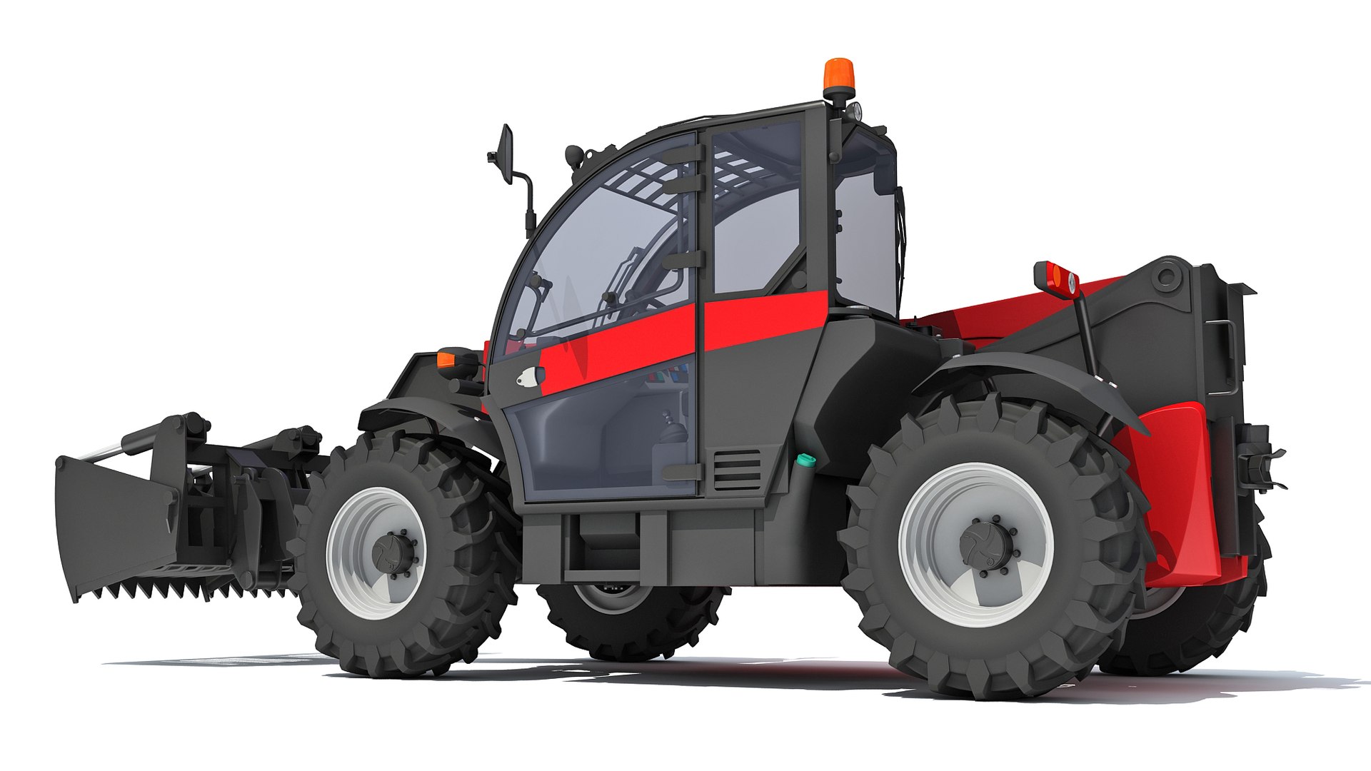 Handler Forklift Telehandler 3D Model - TurboSquid 1690061