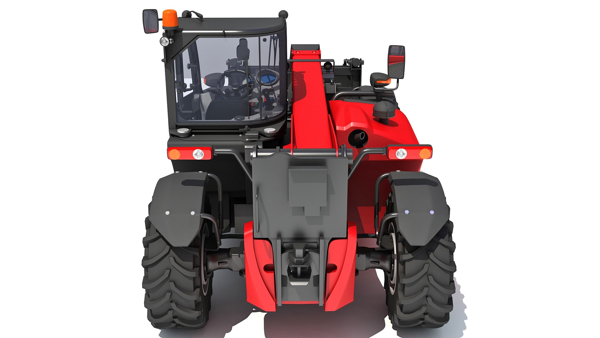 Handler Forklift Telehandler 3D Model - TurboSquid 1690061