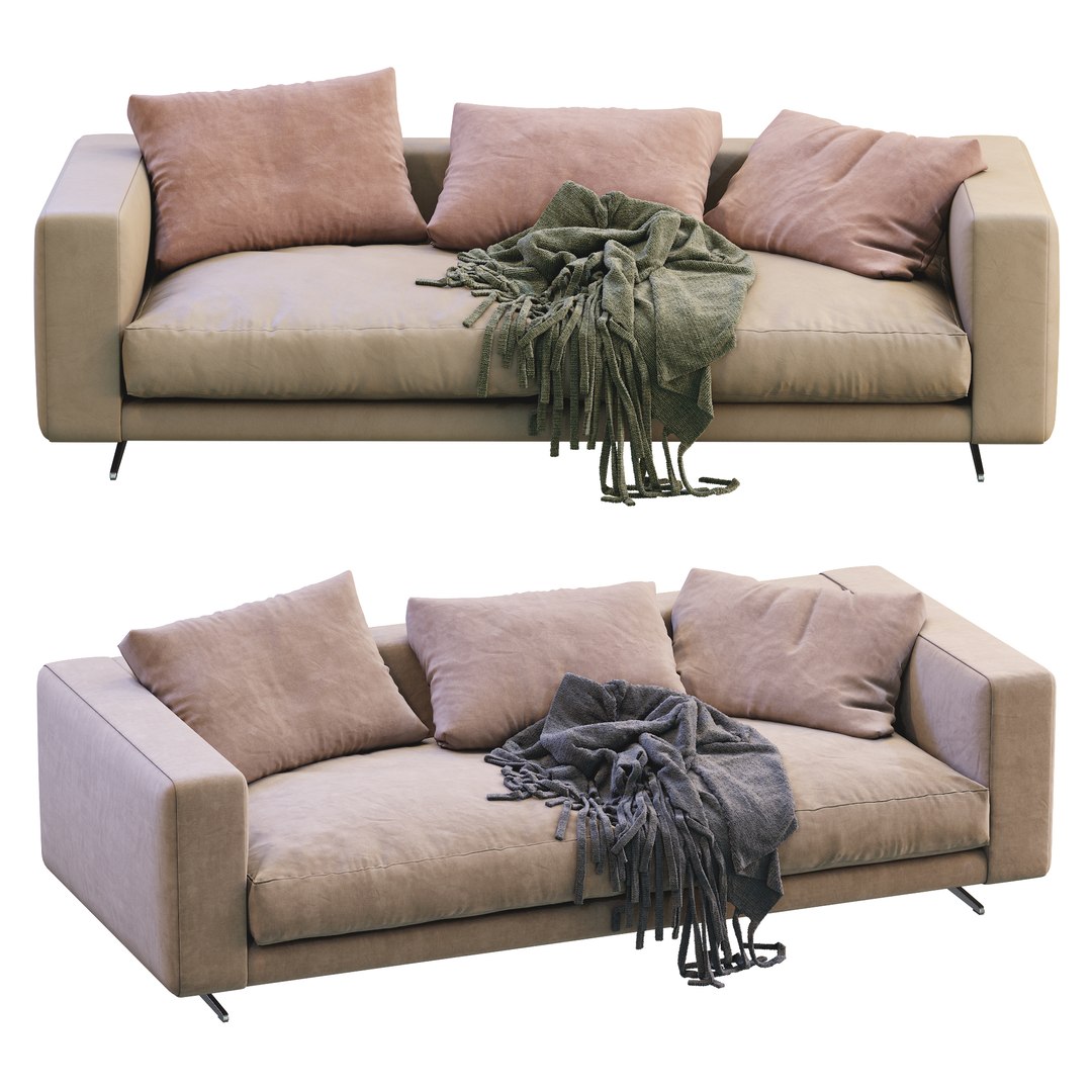 3D Flexform sofa CAMPIELLO model - TurboSquid 1736025