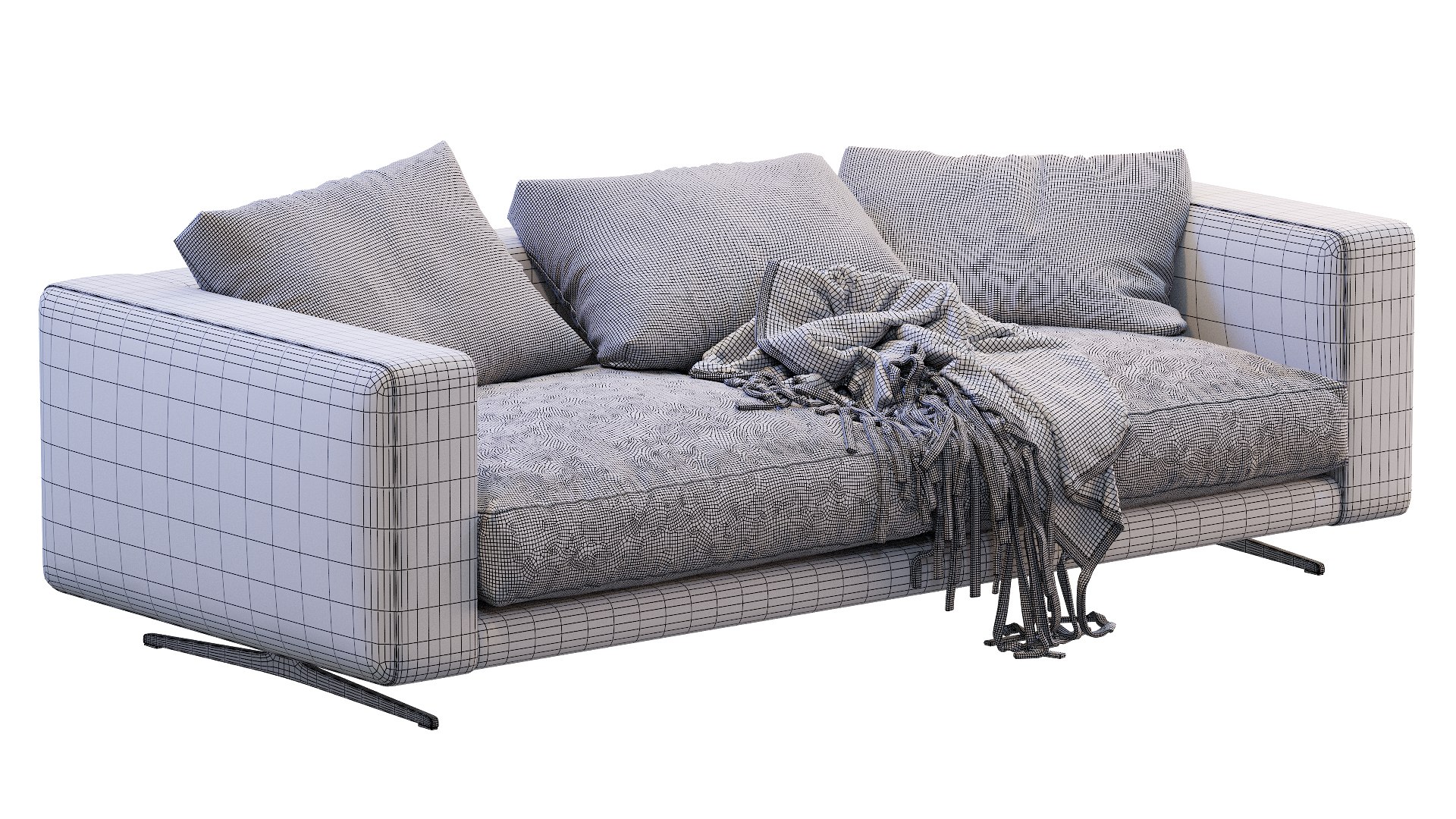 3D Flexform sofa CAMPIELLO model - TurboSquid 1736025