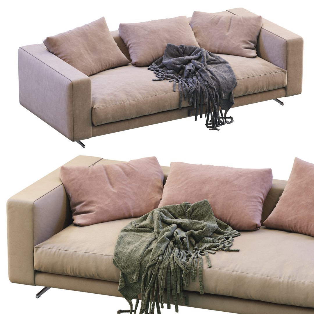 3D Flexform sofa CAMPIELLO model - TurboSquid 1736025