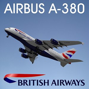 Airbus A380 Blender Models for Download | TurboSquid