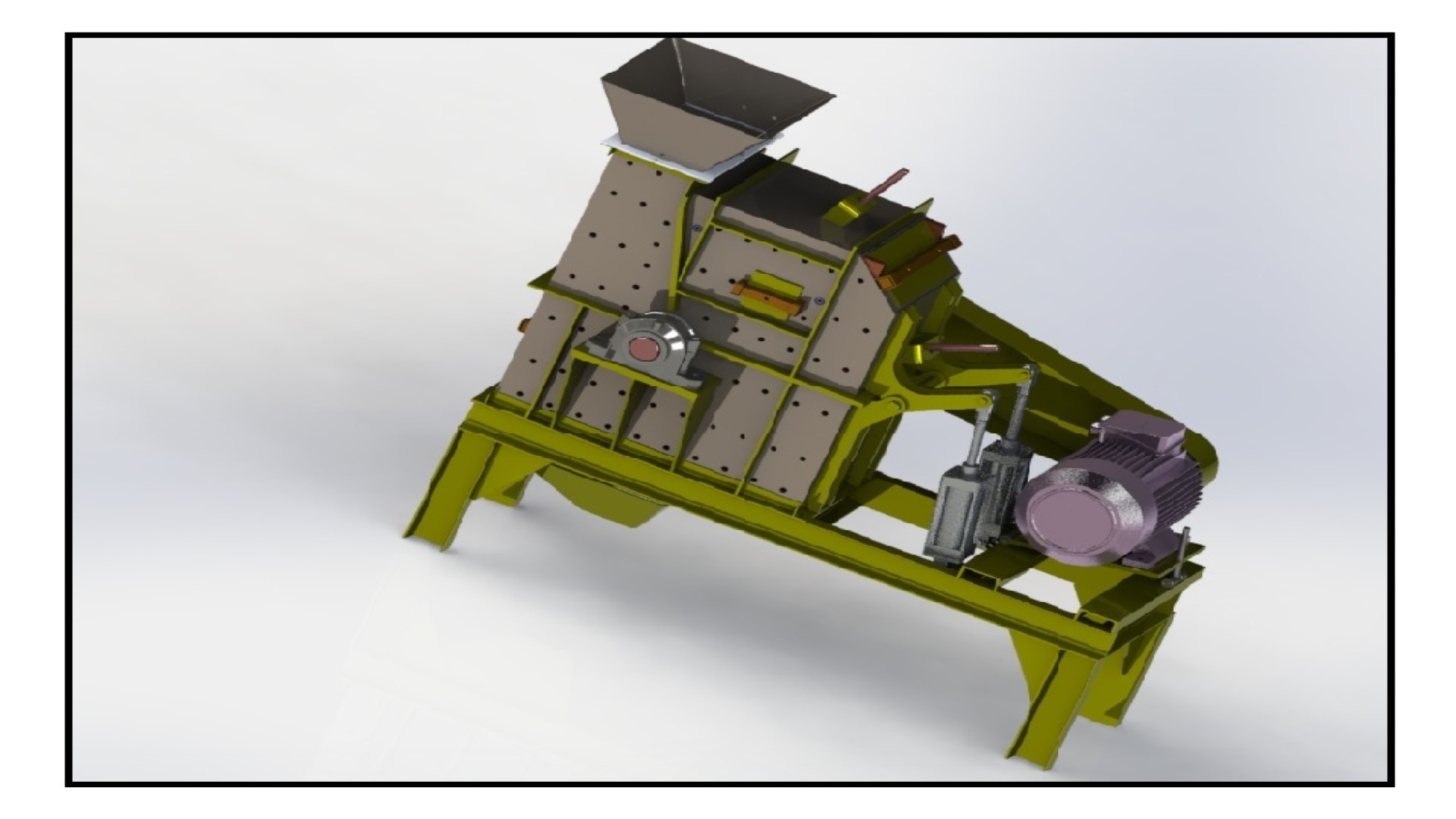 3D Model Simple Impact Crusher 20t - TurboSquid 1410905