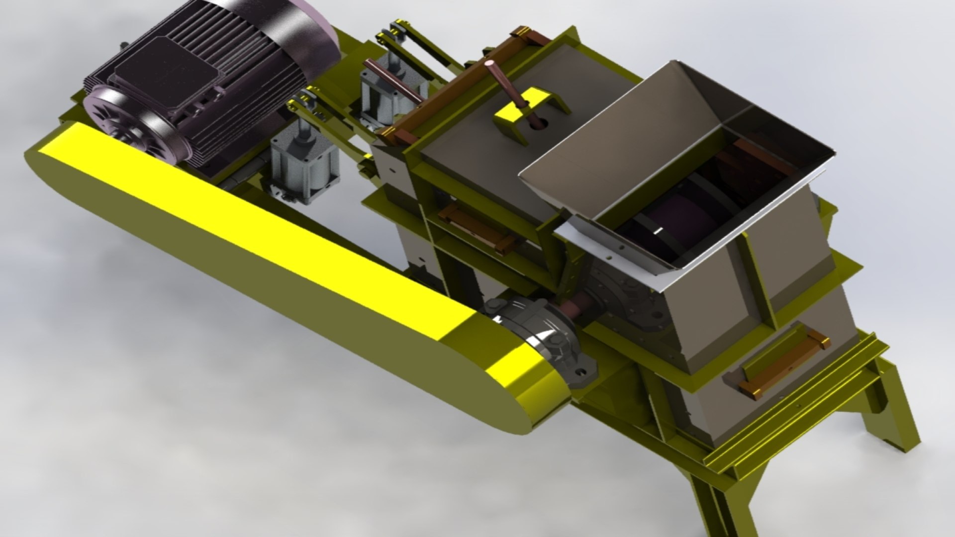 3D Model Simple Impact Crusher 20t - TurboSquid 1410905