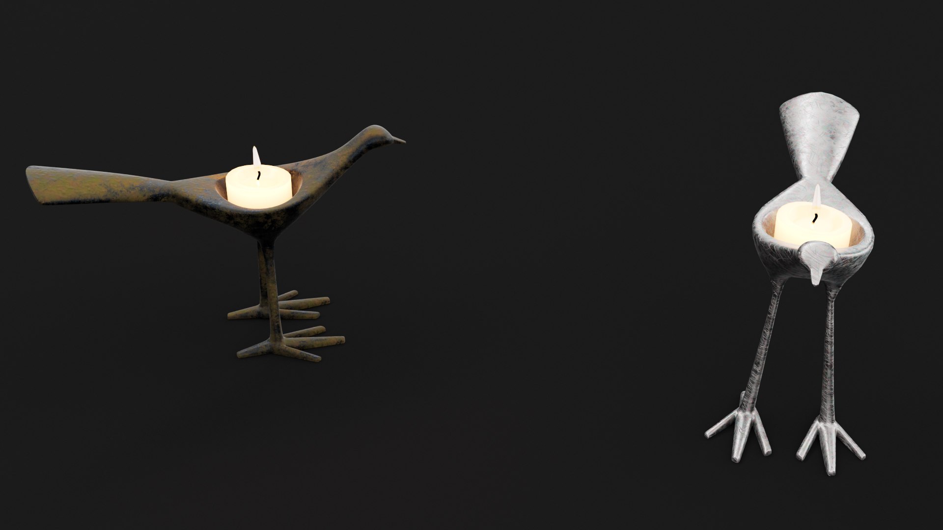Candlestick candle stick 3D model - TurboSquid 1690608