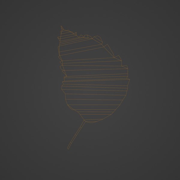 Low Poly Leaf 096 model - TurboSquid 1852579
