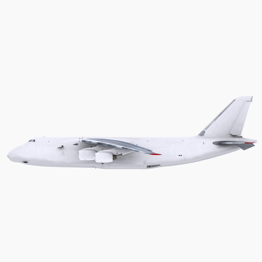 Antonov An124 White 3d Model