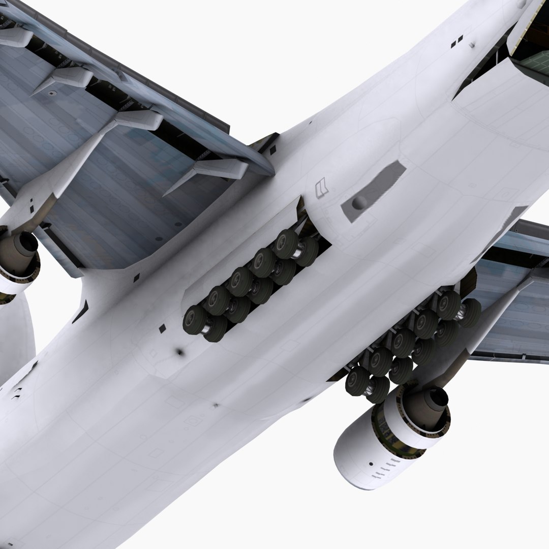 Antonov An124 White 3d Model