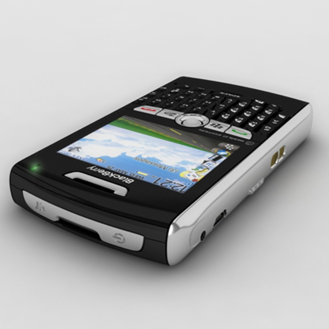Blackberry 8800 8830 3d Model