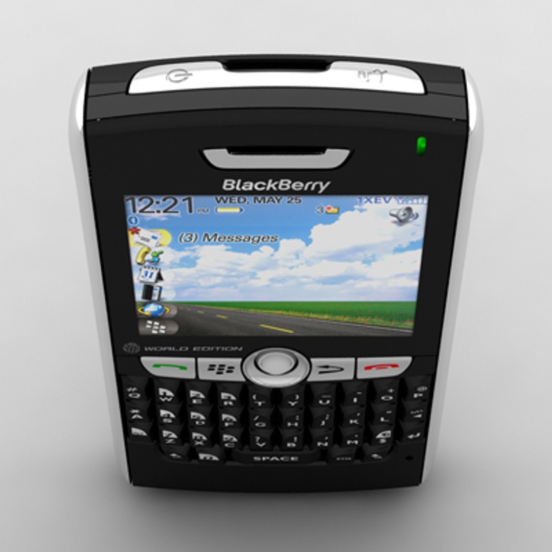 Blackberry 8800 8830 3d Model