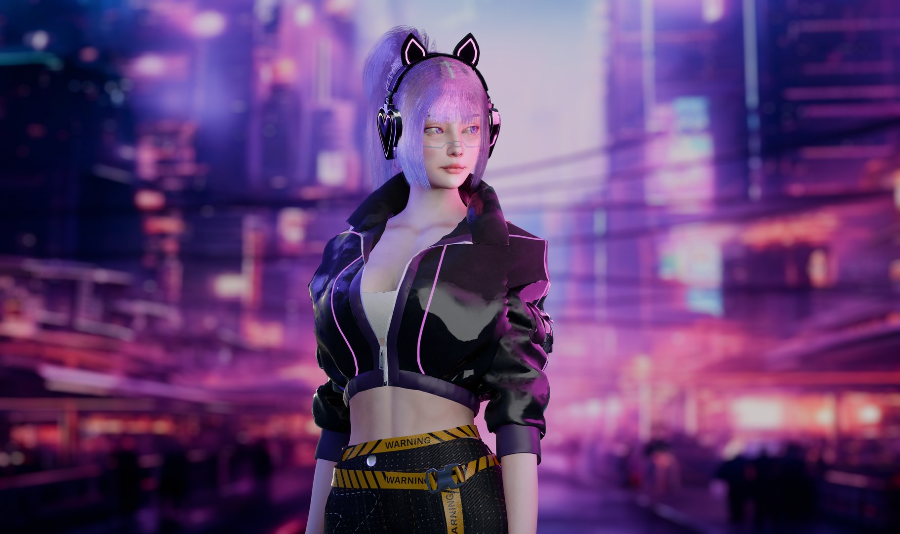 3D Cyber Girl - Game Ready - TurboSquid 2160745