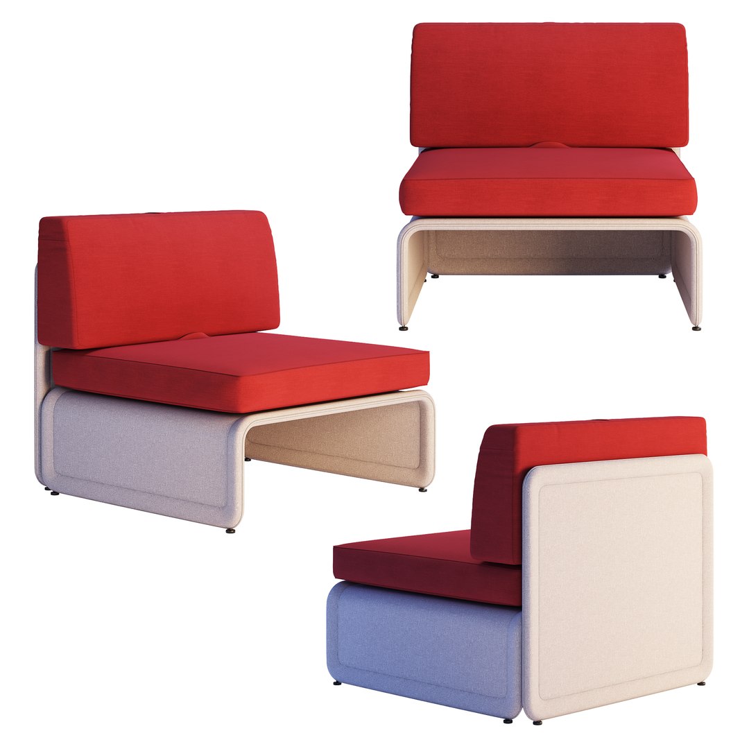 Coalesse Lagunitas - Lounge Chair 3D Model - TurboSquid 1635748