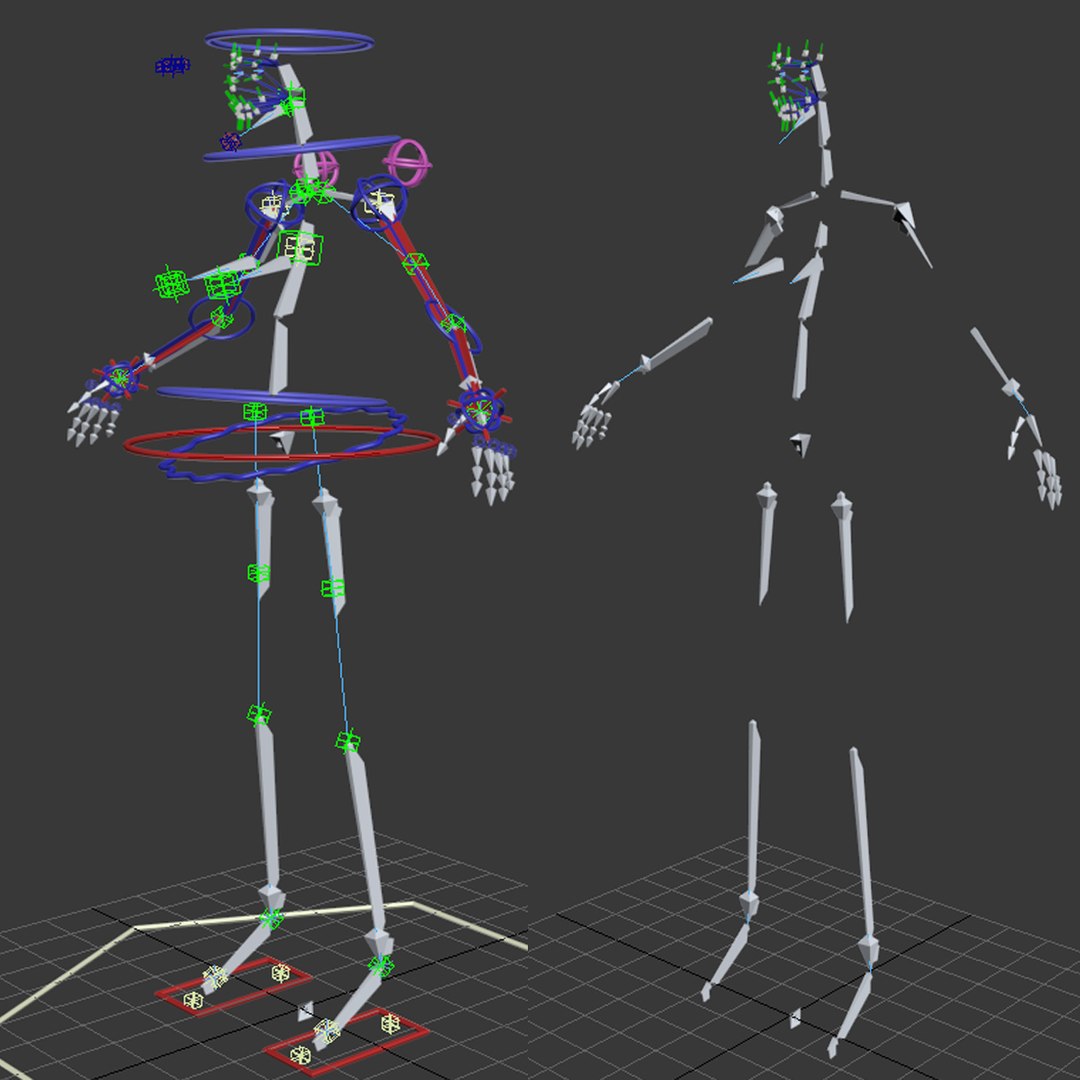 3D model characters rigging - TurboSquid 1397986