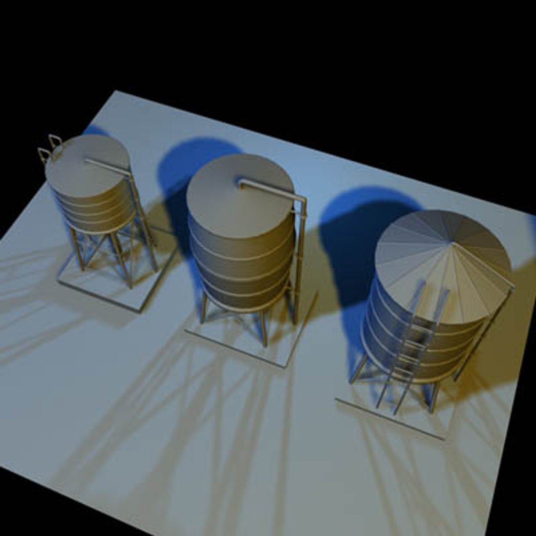 Water Tank 01 3d Max