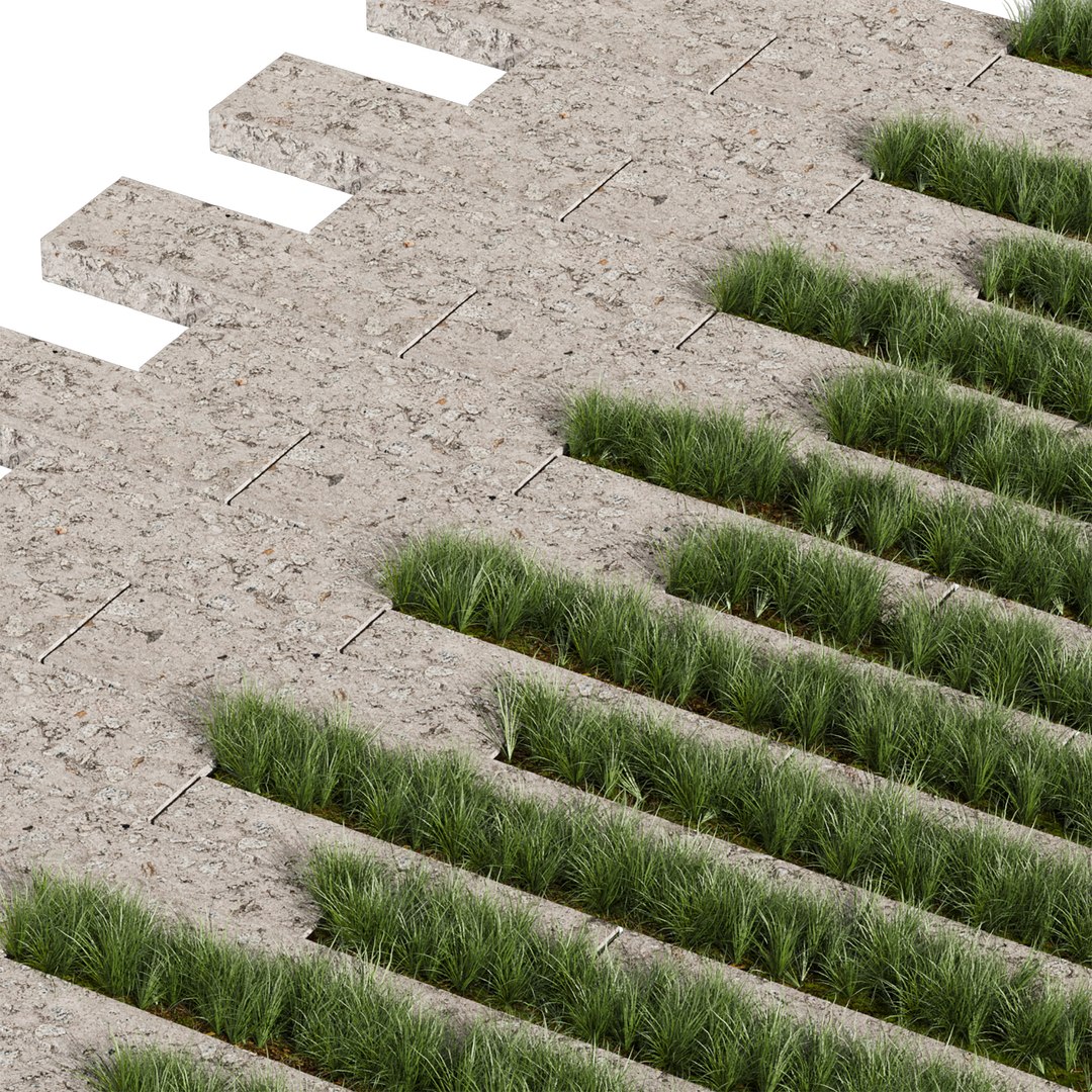 Collection Plant Vol 602 - Grass - Ground - Scatter 3D Model ...