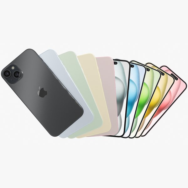 modelo 3d Apple iPhone 15 Plus Todos los colores - TurboSquid 2125397
