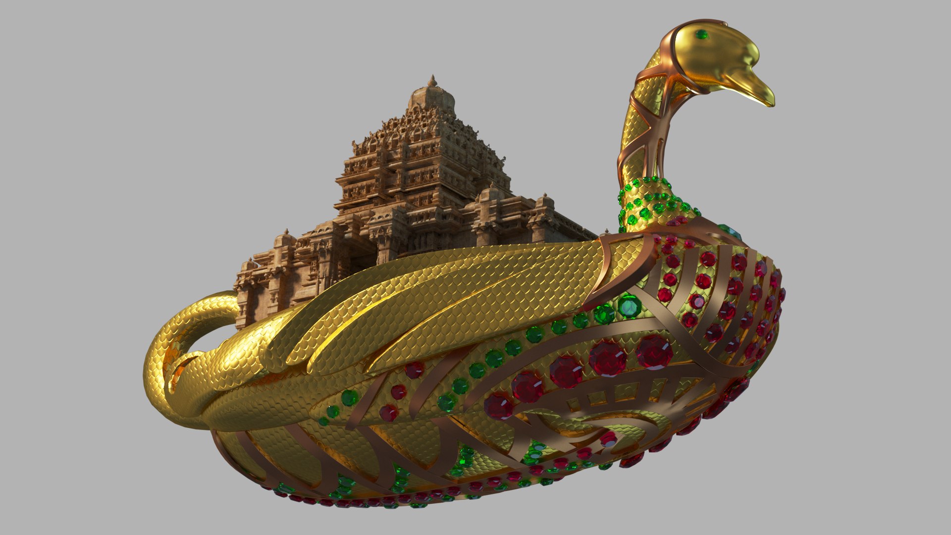 Pushpak Viman Mythological Flying Chariot 3D - TurboSquid 2424647