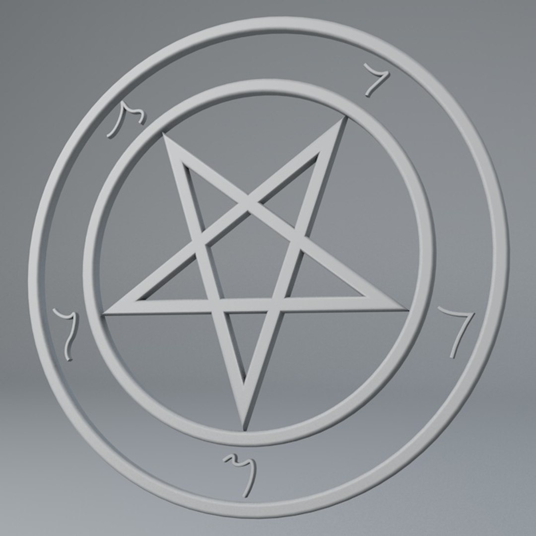 3D Pentagram Devil Evil Model - TurboSquid 1468871