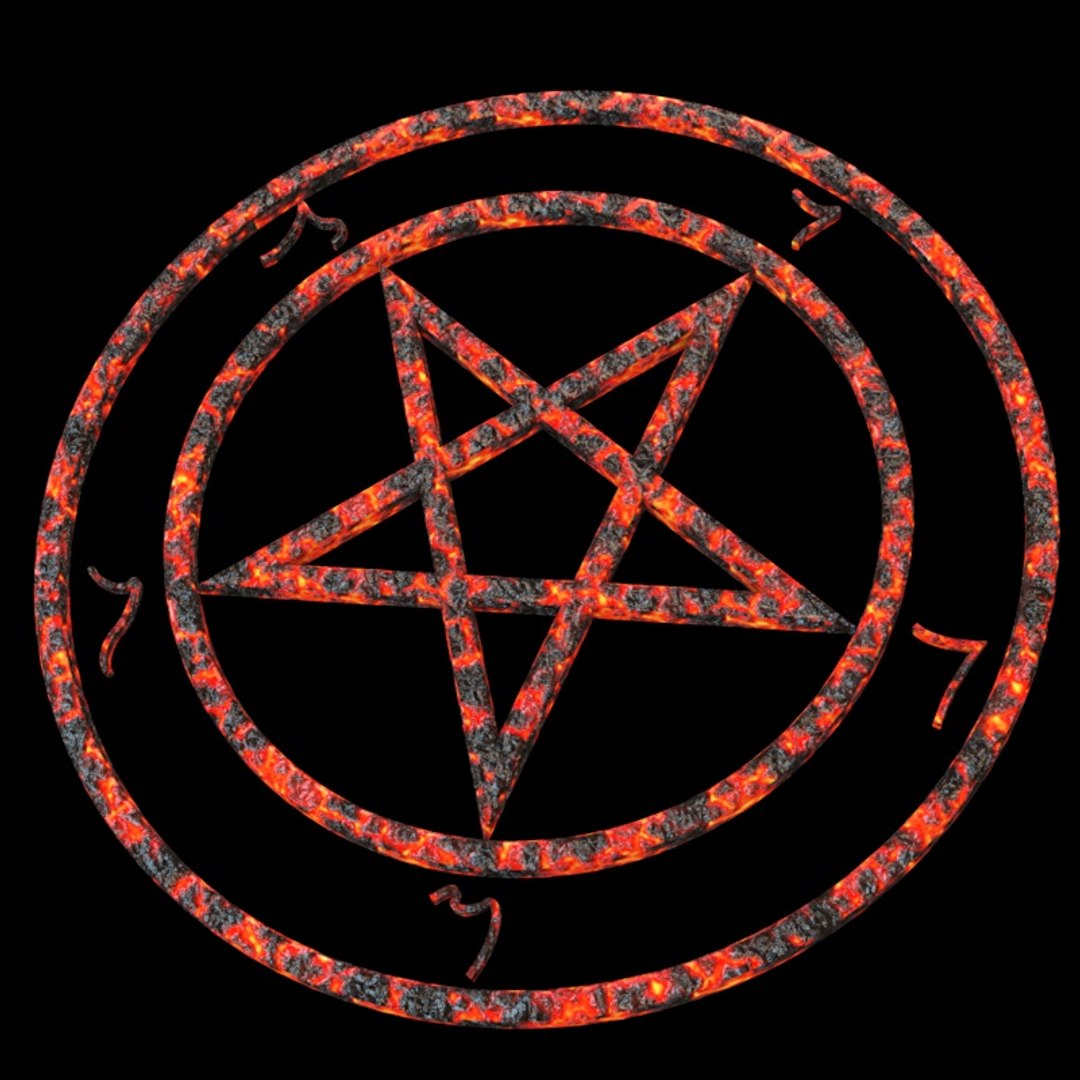 3D Pentagram Devil Evil Model - TurboSquid 1468871