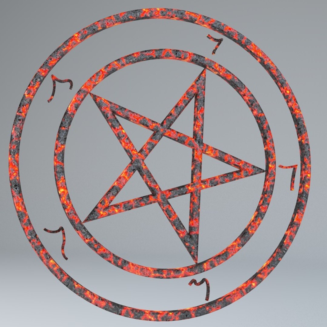 3D Pentagram Devil Evil Model - TurboSquid 1468871