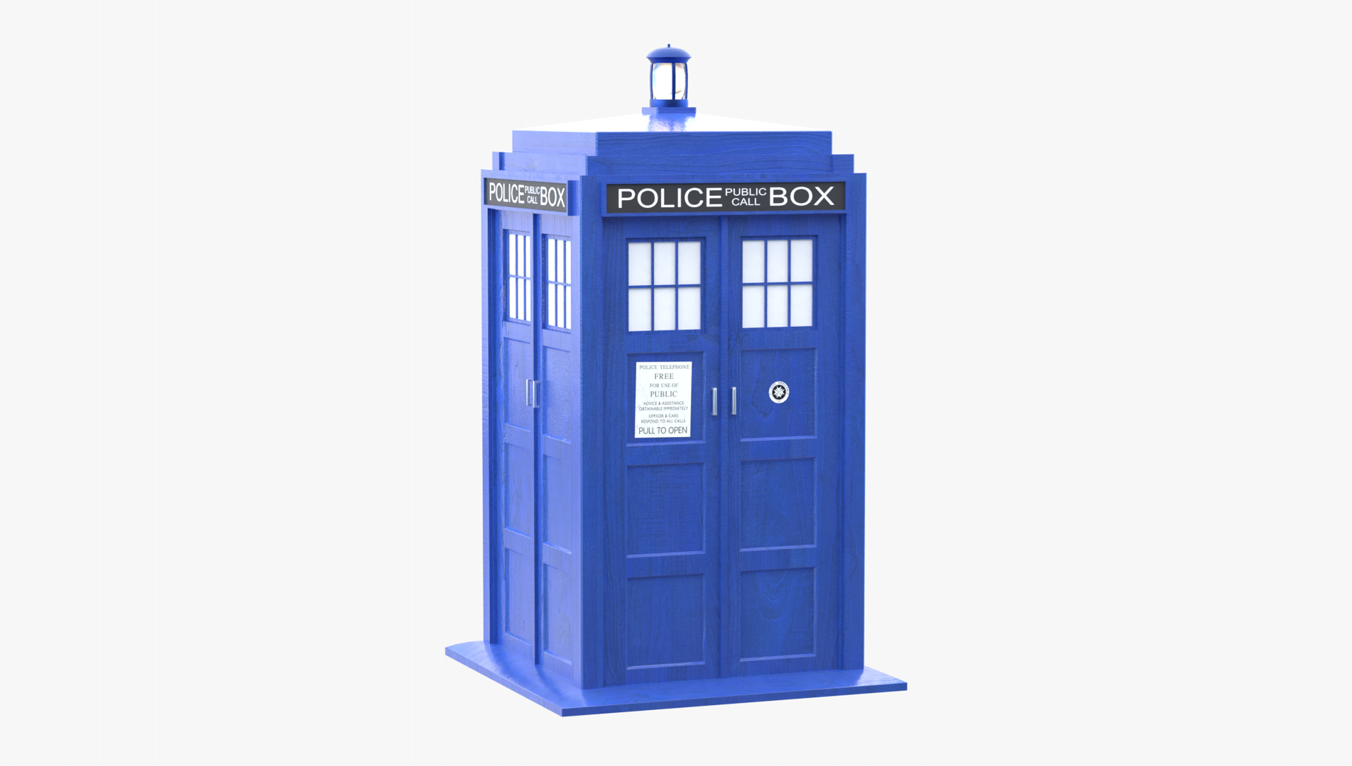 The Tardis 3D Model - TurboSquid 1736853