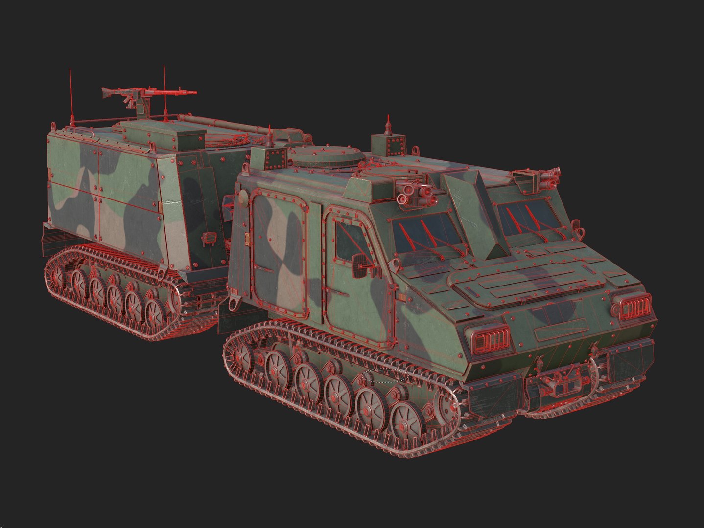 5 Military Vehicles Collection V2 3D Model - TurboSquid 2244197
