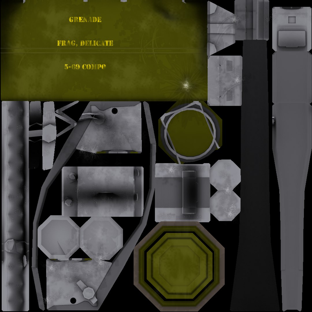 Frag Grenade 3d Model