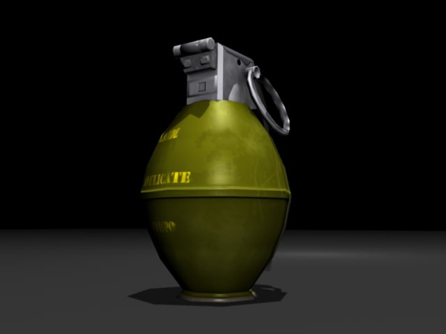 Frag Grenade 3d Model
