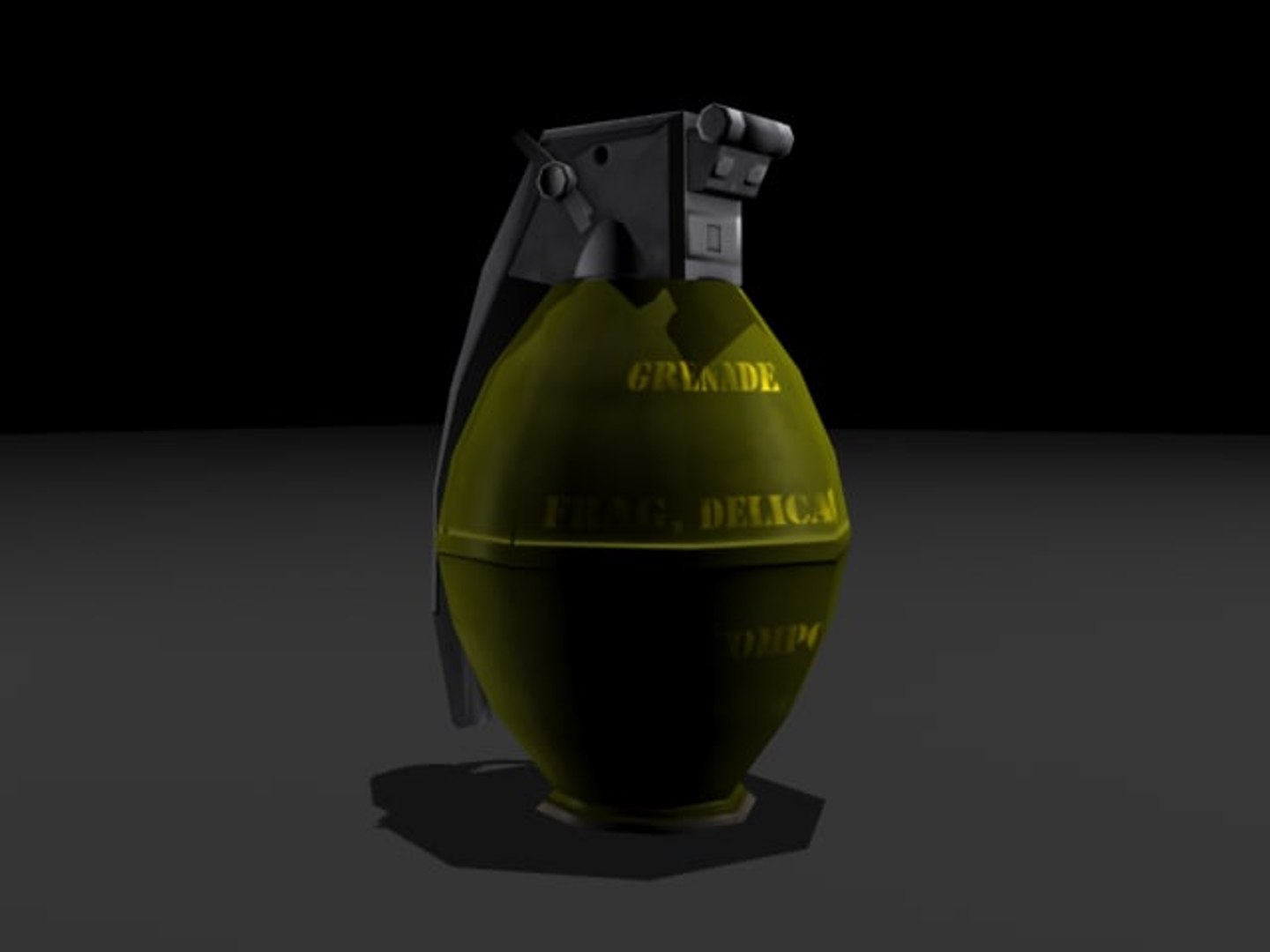 Frag Grenade 3d Model