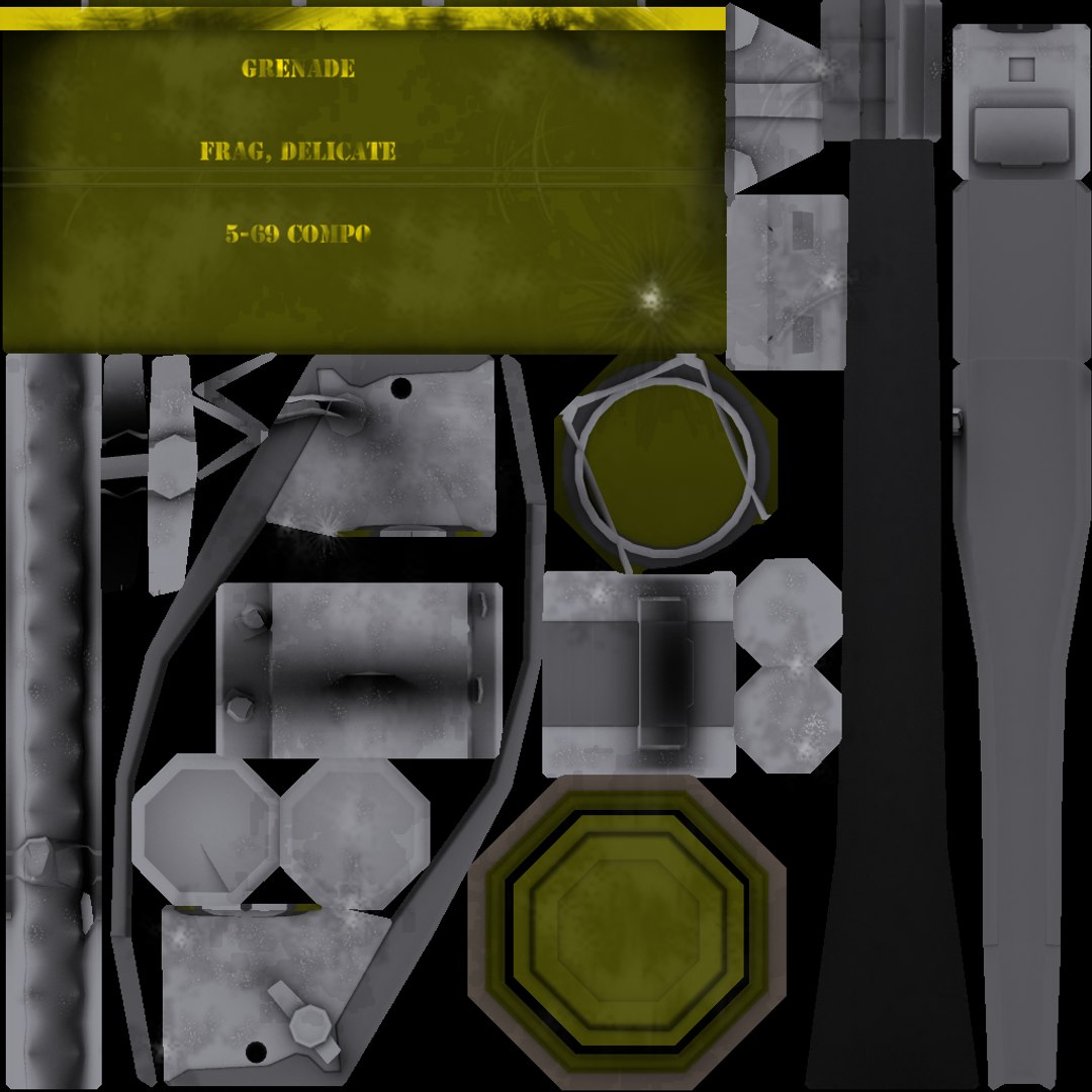 Frag Grenade 3d Model