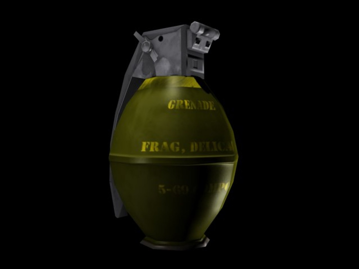 Frag Grenade 3d Model