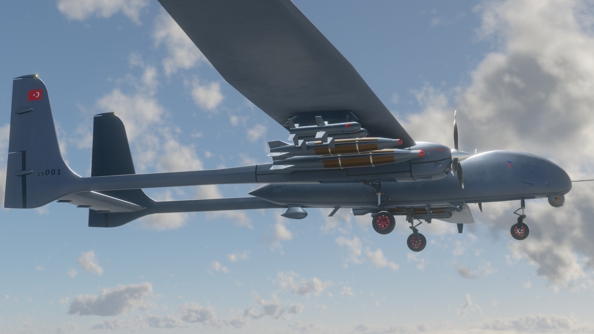 Turkish Drone Collection siha iha tiha 3D model - TurboSquid 2014354