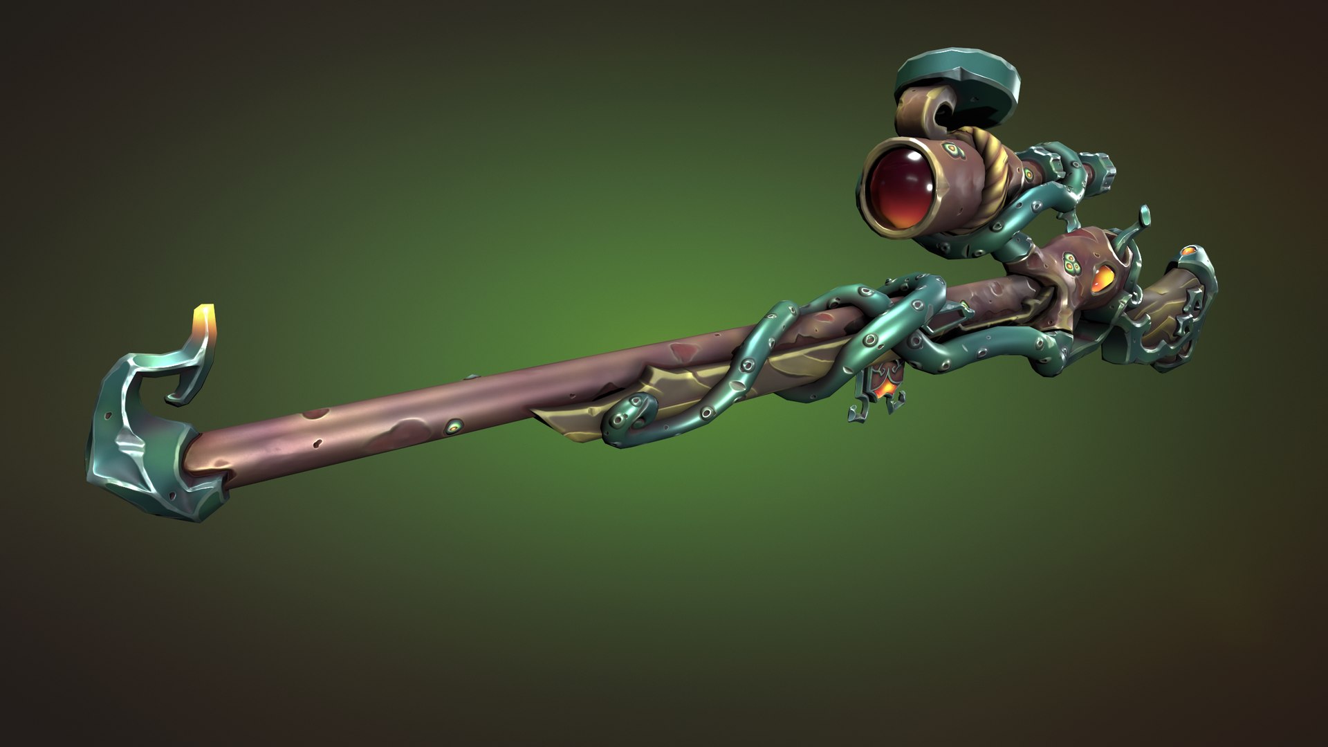 Octopus Rifle Model - TurboSquid 2164121