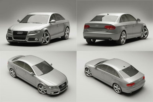 audi car 3d model