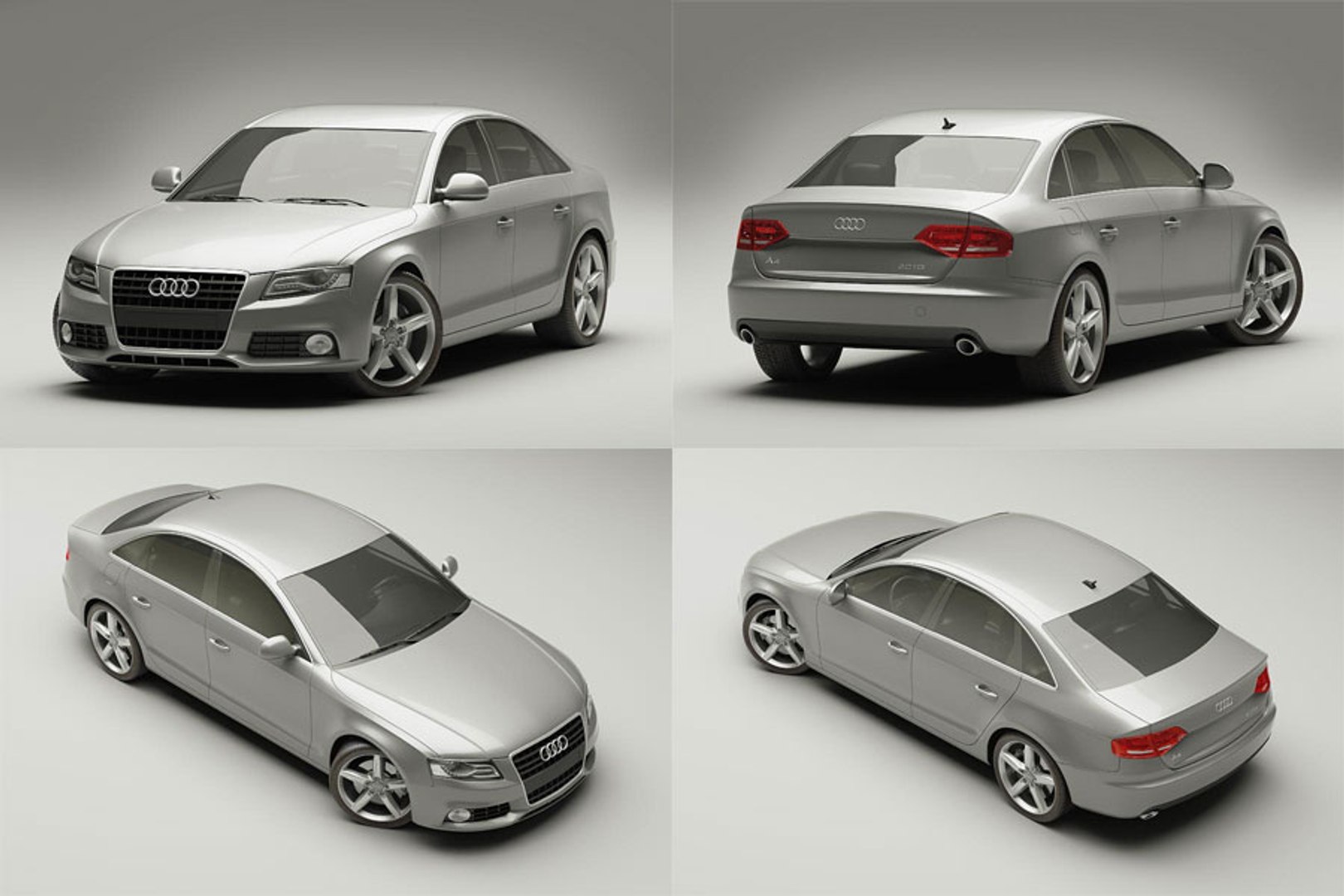 audi car 3d model