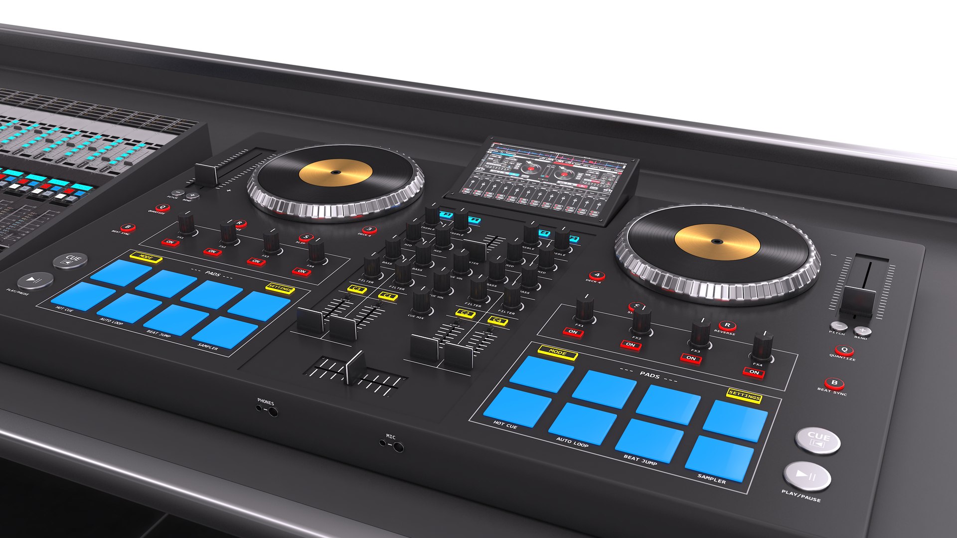 3D Model DJ Booth - TurboSquid 1894481