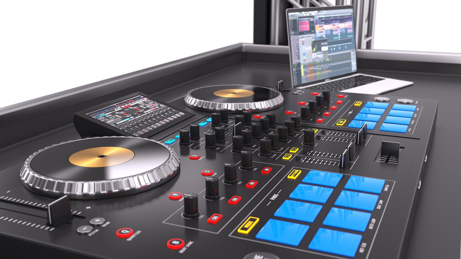 3D Model DJ Booth - TurboSquid 1894481
