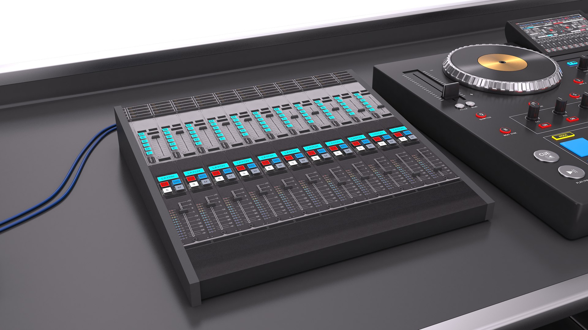 3D Model DJ Booth - TurboSquid 1894481