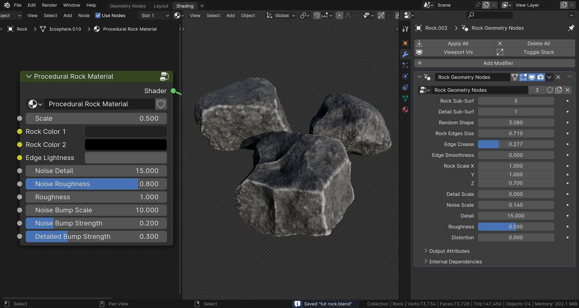 Rock Generator - Geometry Nodes 3D - TurboSquid 2182141