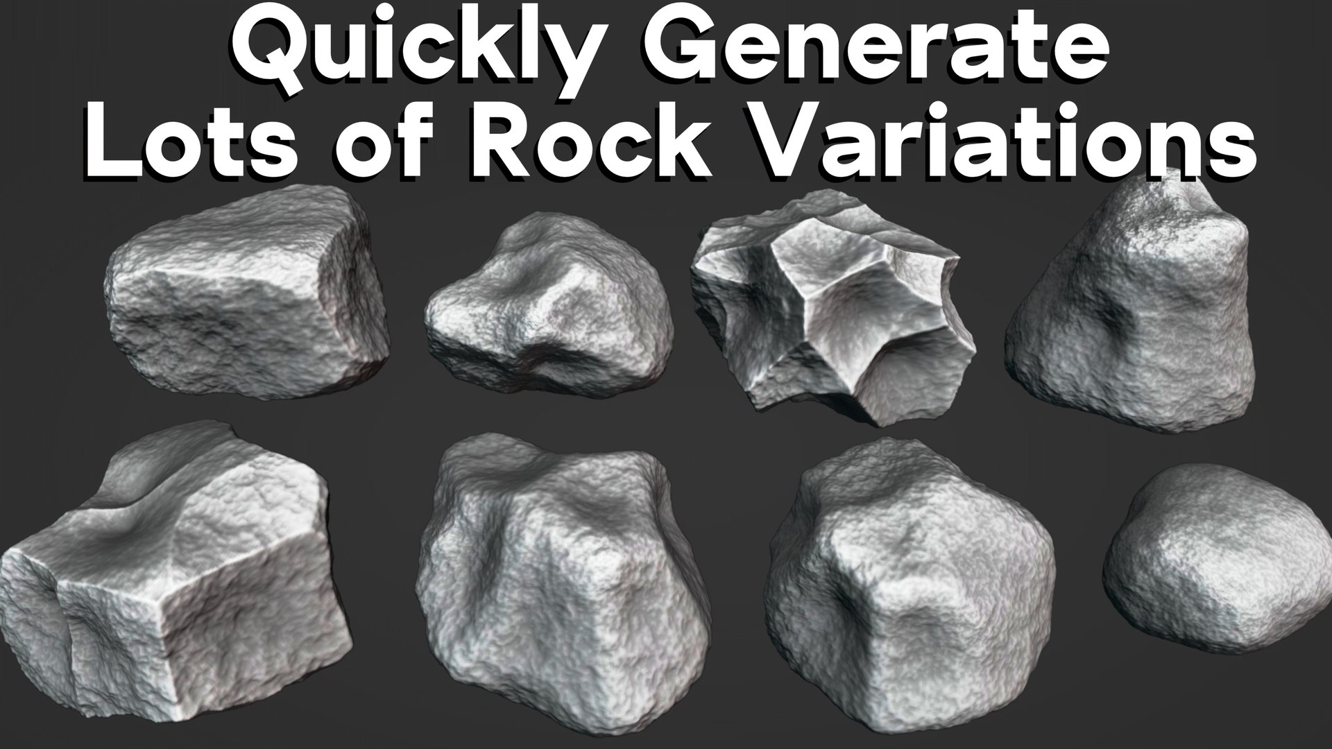 Rock Generator - Geometry Nodes 3D - TurboSquid 2182141