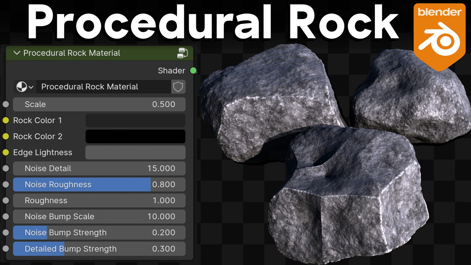 Rock Generator - Geometry Nodes 3D - TurboSquid 2182141