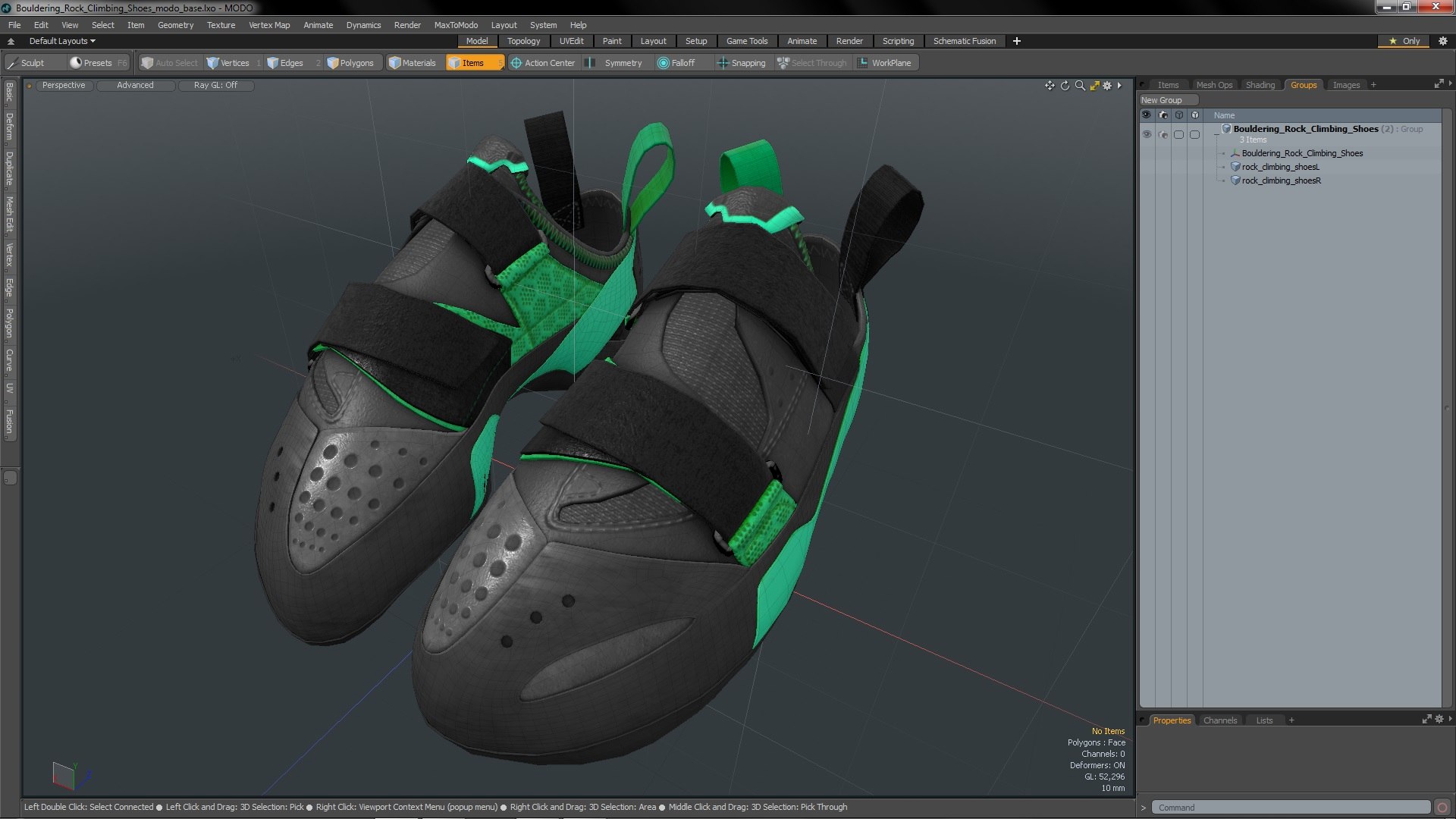 3D Bouldering Rock Climbing Shoes model - TurboSquid 2118760