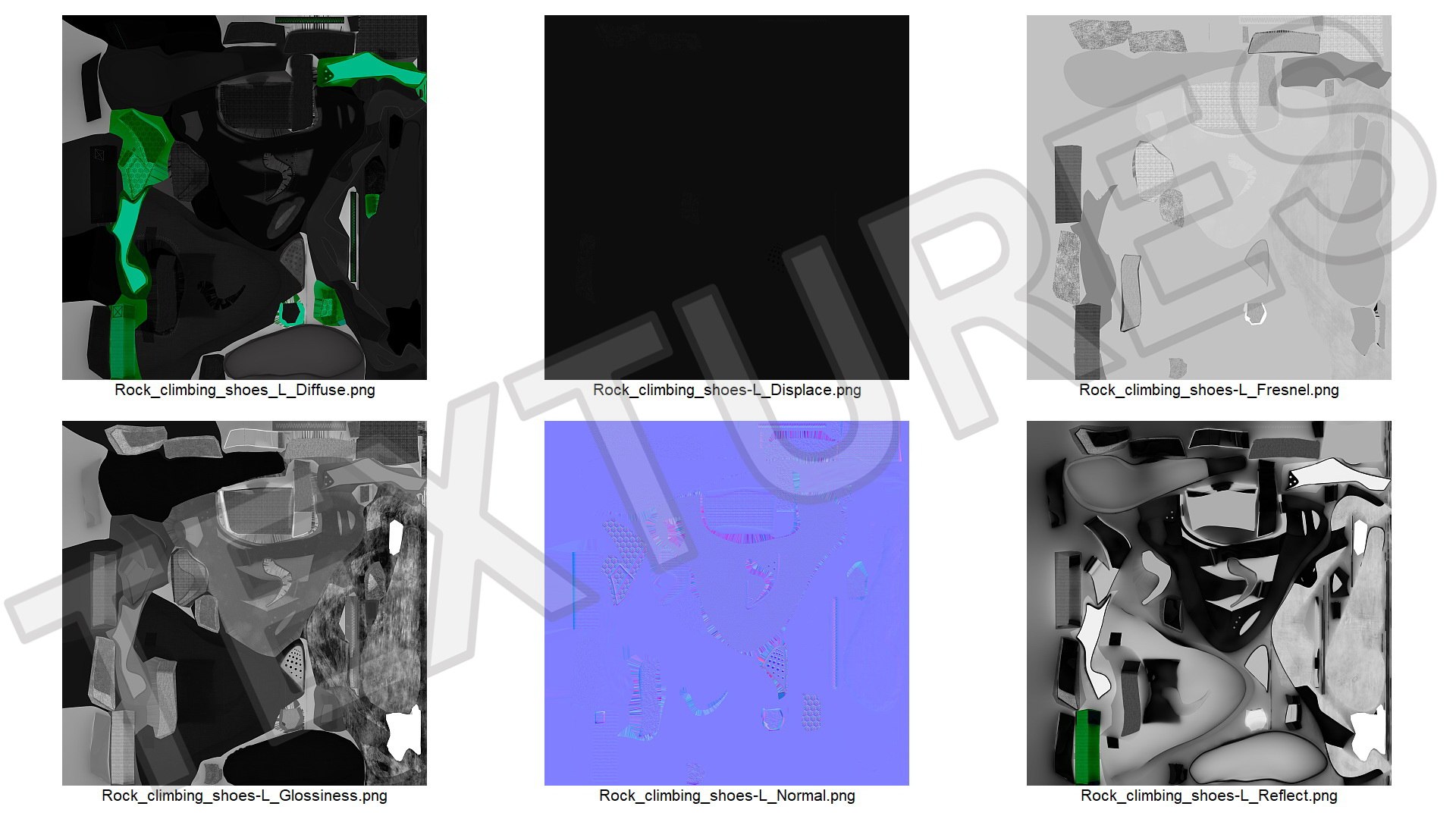 3D Bouldering Rock Climbing Shoes model - TurboSquid 2118760